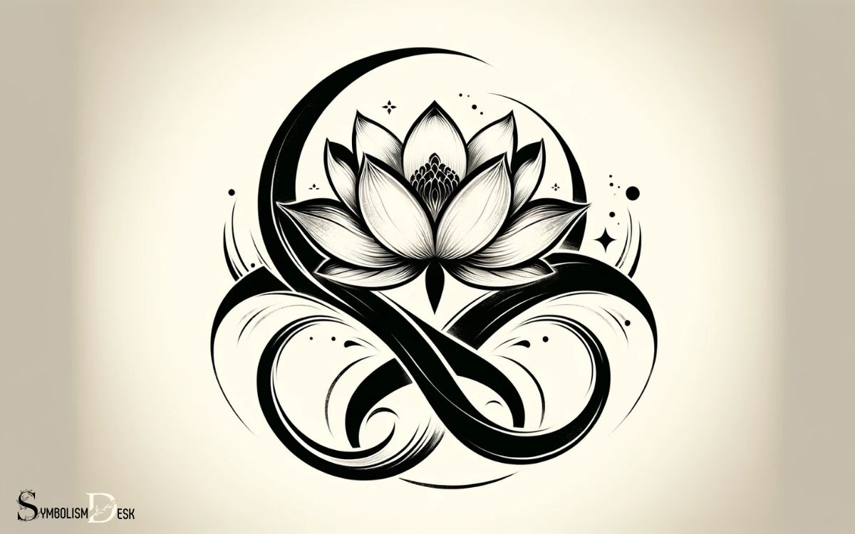 Lotus Flower With Infinity Symbol Tattoo Meaning Explain 