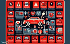 Red Car With Key Symbol: Immobilizer!