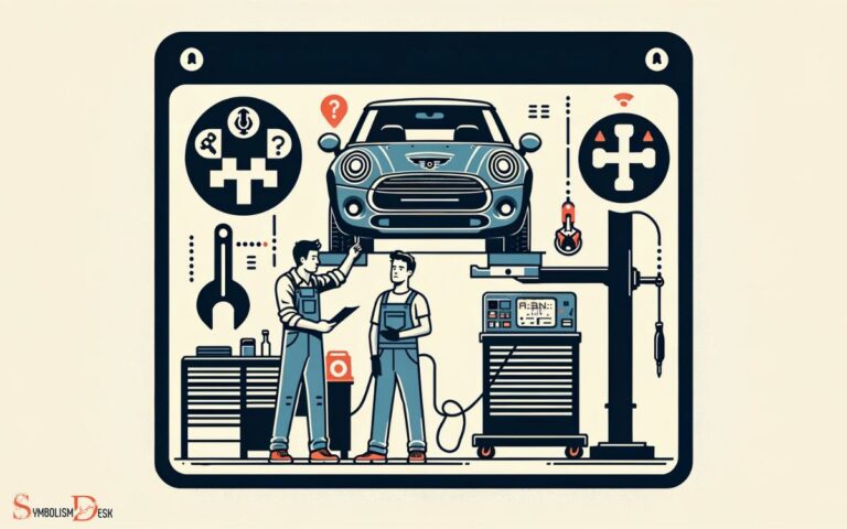 Mini Cooper Car On Lift Symbol: Service Indicator Light!