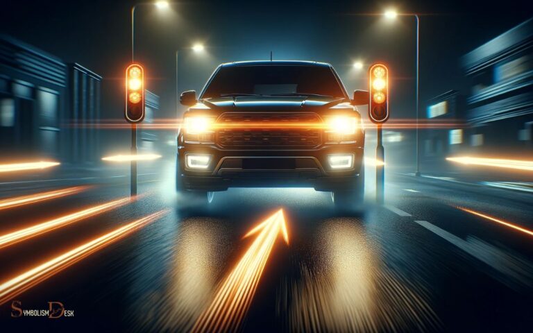 Car Lights At Night Symbol: Turn Signals!
