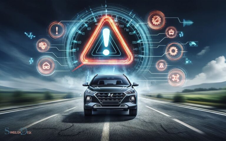 Car Symbol Triangle With Exclamation Point Hyundai