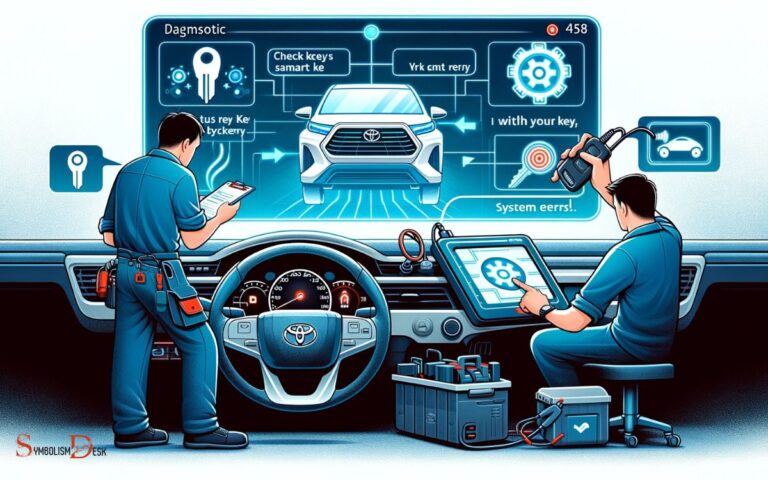 Car With Key Symbol On Dashboard Toyota: Smart Key System!