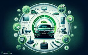 Green Car With Circle Honda Accord