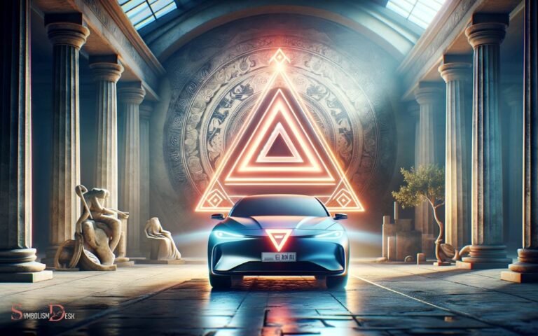 Car With 3 Triangle Symbol: TCS!