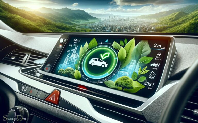 Green Car Symbol On Dashboard Toyota: Explain!