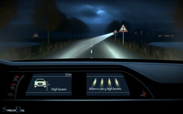 High Beams Symbol On Car: Headlight Icon!