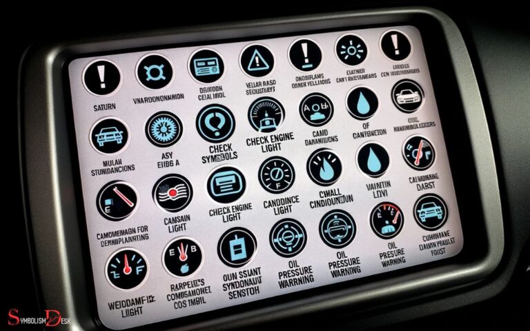 Saturn Car Symbols On Dashboard: Oil Pressure Warning!